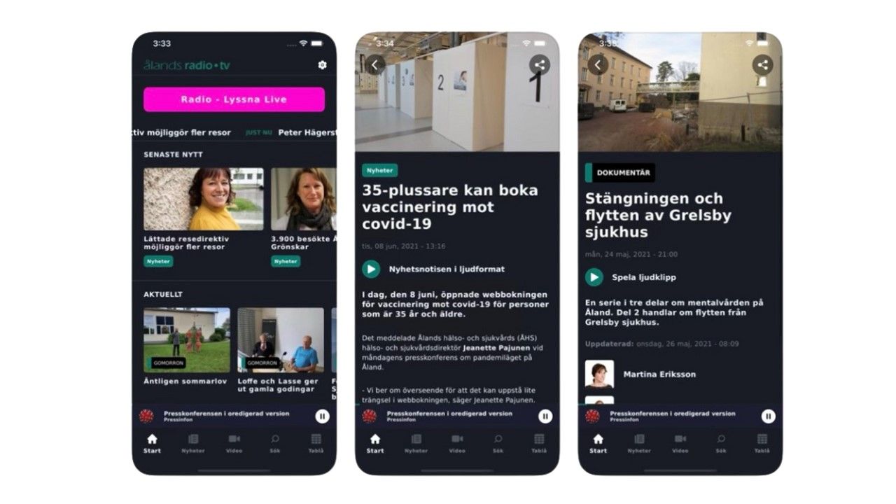 ÅRTV lanserar app - Ålands Radio & TV