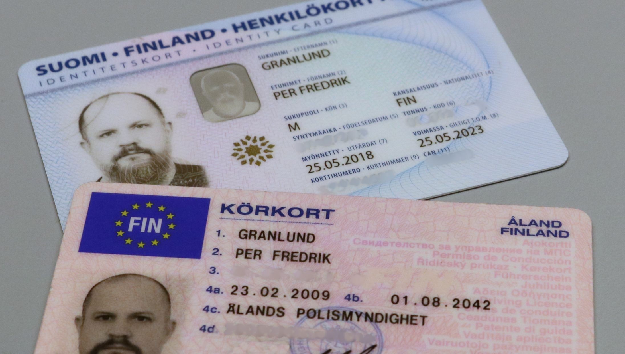 Lagen om identitetskort ändras - Ålands Radio & TV