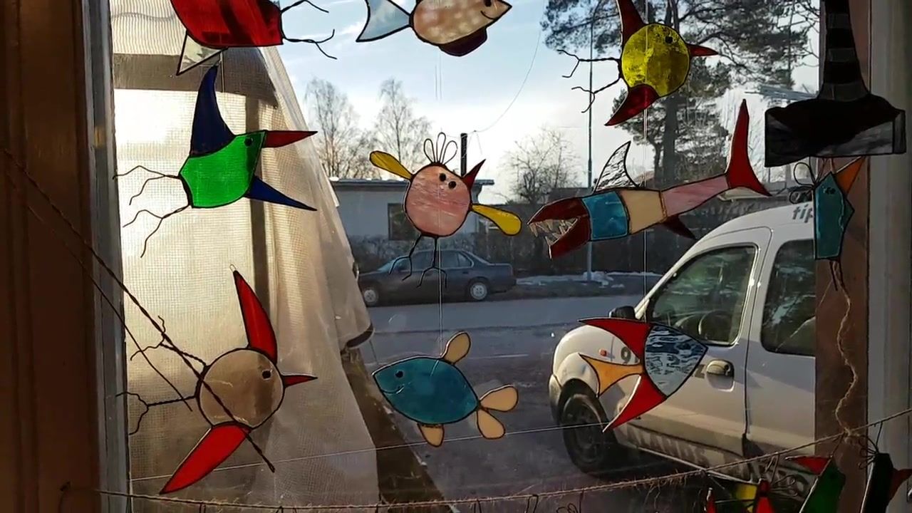 Glaskonst är Les nya passion - Ålands Radio & TV